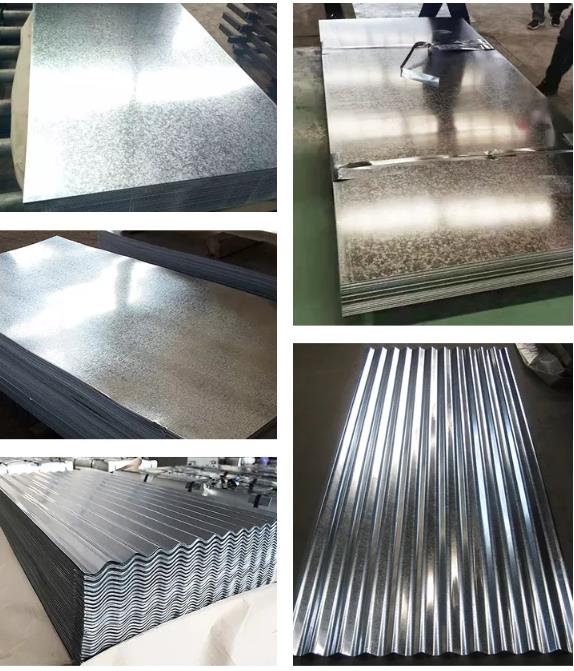 S250GD S550GD ASTM Galvanized Steel Sheet Metal 4x8 0.12MM-4.5MM