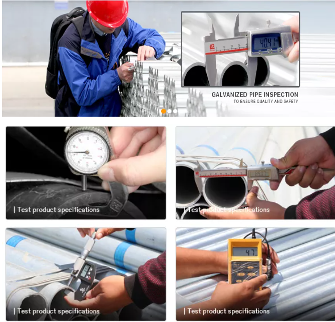 ASTM Round Hot Dip Galvanized Steel Pipe Q195-Q235 6m-12m Wu Steel