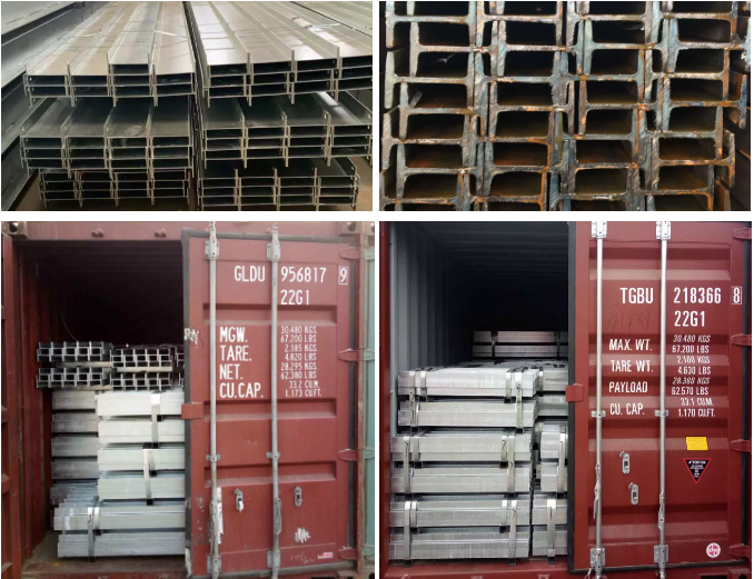 27 Foot 8 Inch Galvanized I Beam 120 X 100 Hot Dip Hot Roll European ...