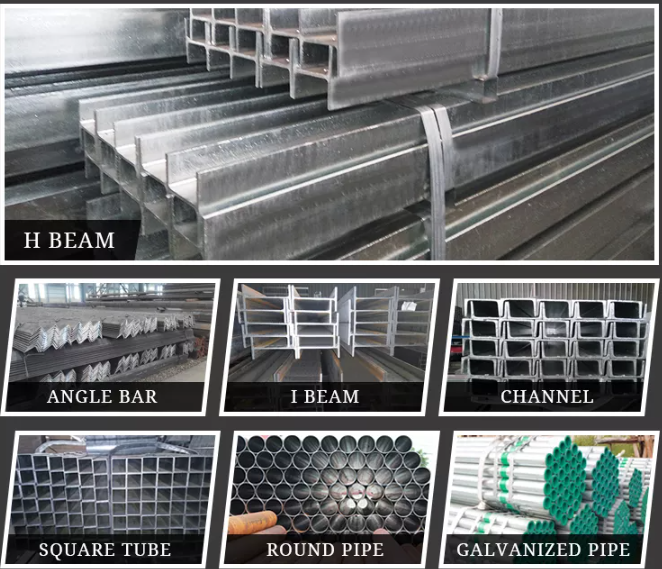 27 Foot 8 Inch Galvanized I Beam 120 X 100 Hot Dip Hot Roll European ...