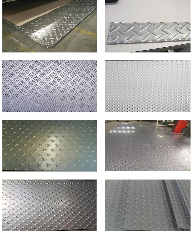 55% Aluminum Alloy Gi Chequered Plate Zinc Sheet Metal Galvanized 6m